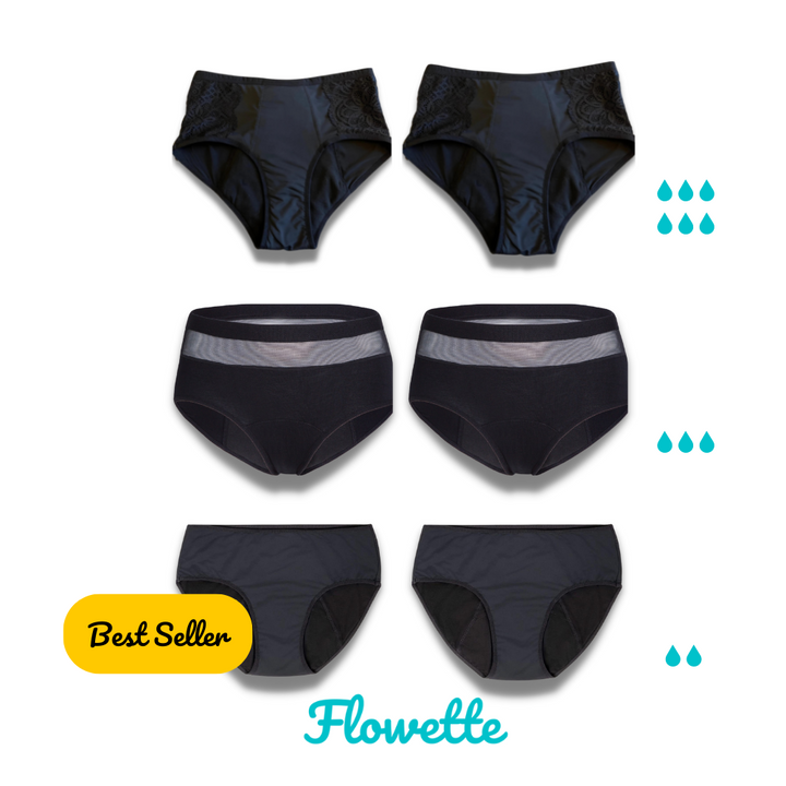 Flowette Period Pants, Floweret Menstrual Cups & Period Kits
